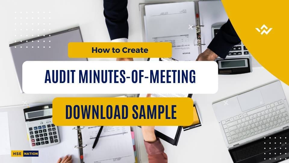 Audit Minutes-of-Meeting - How to Create? (Download Sample) | HSENation