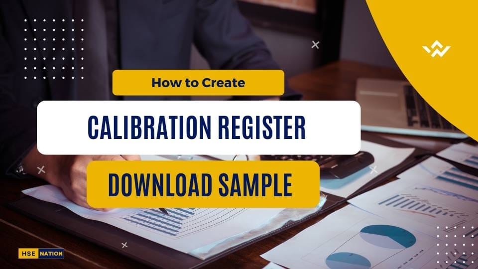Calibration Register - How to Create? (Download Sample Format) | HSENation