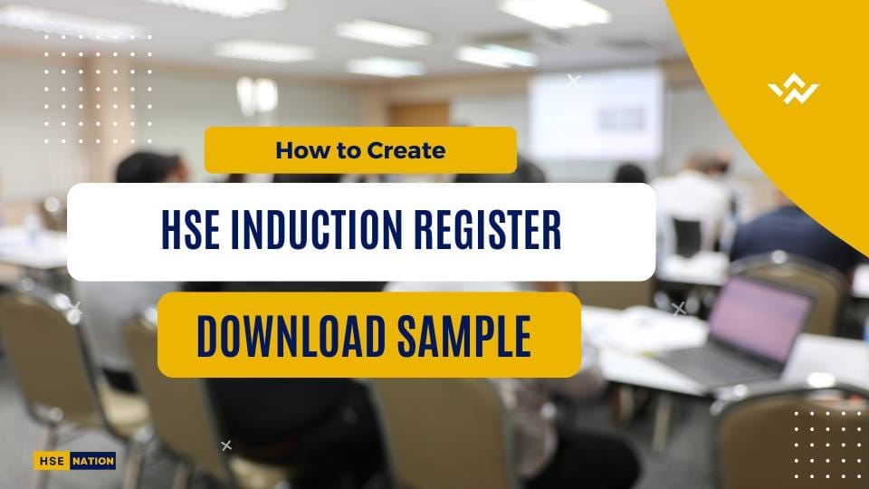 HSE Induction Register - How to Create? (Download Sample) | HSENation