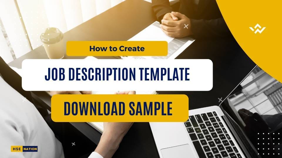 Job Description Template - How to Create? (Download Sample) | HSENation
