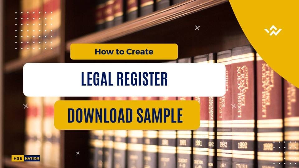 Legal Register - How to Create? (Download Sample) | HSENation