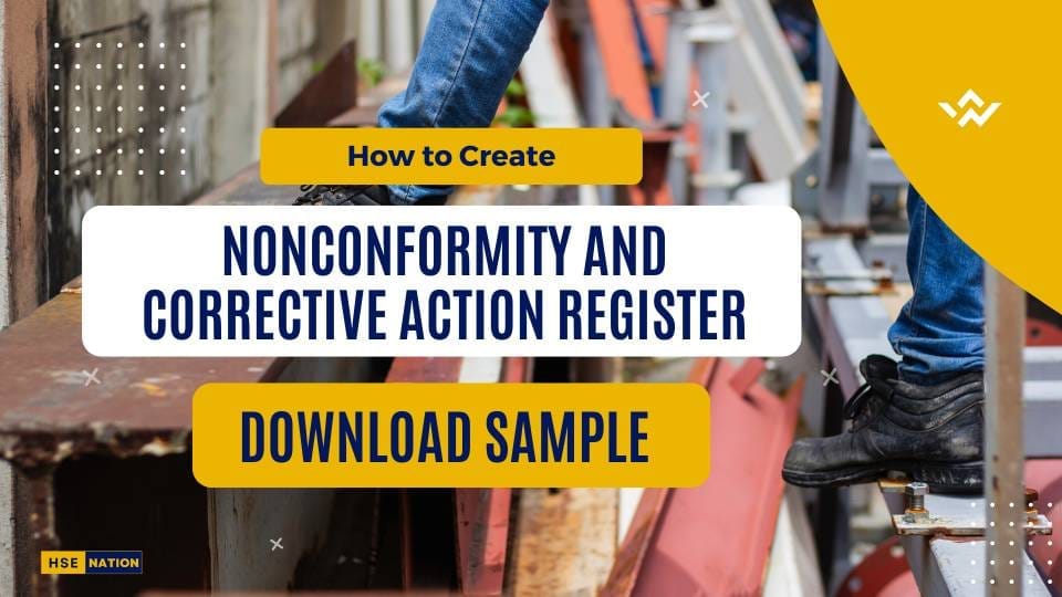 Nonconformity and Corrective Action Register - (Download Sample Format ...