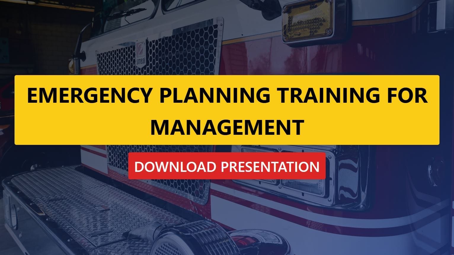 Emergency Planning Training for Management - Download Presentation ...